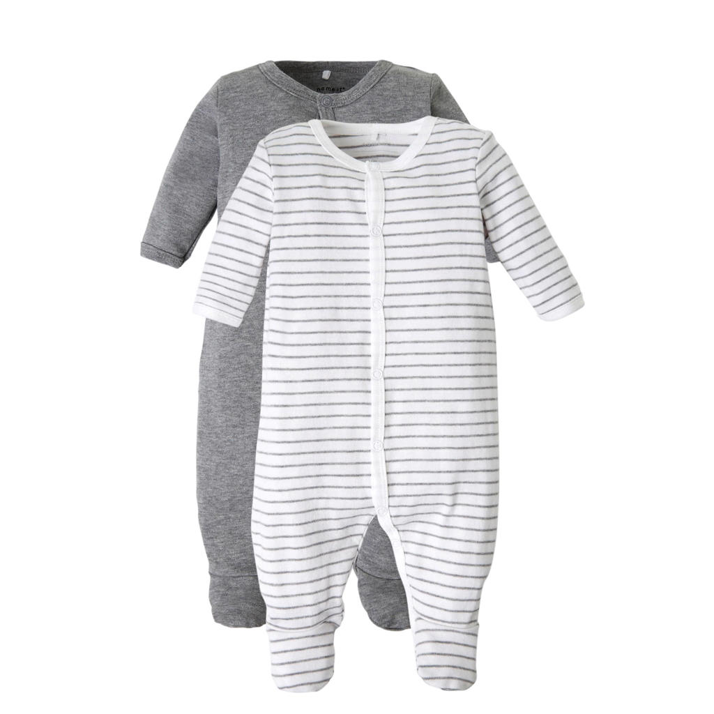 NAME IT BABY baby pyjama (set van 2) | wehkamp