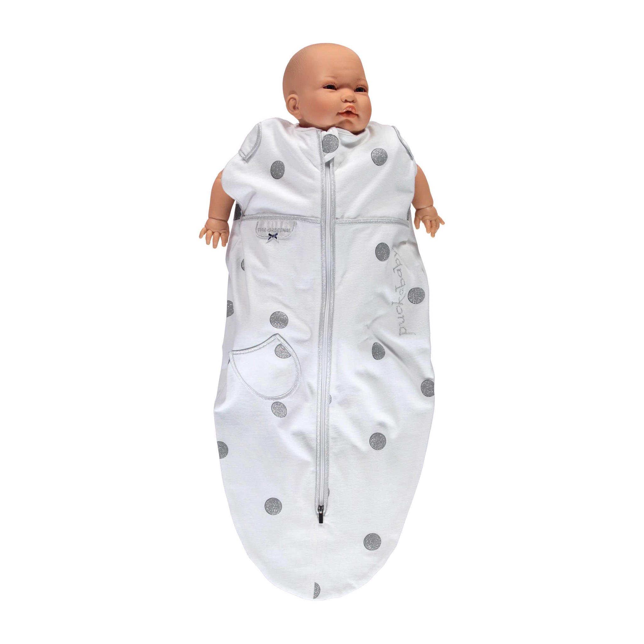 Puckababy The Original Mini baby inbakerdoek 3-6 mnd white dotty | wehkamp