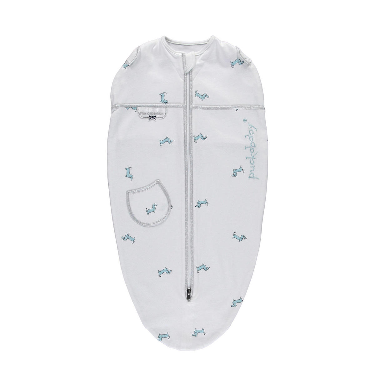 Puckababy The Original Mini baby inbakerdoek 3-6 mnd white pucky | wehkamp
