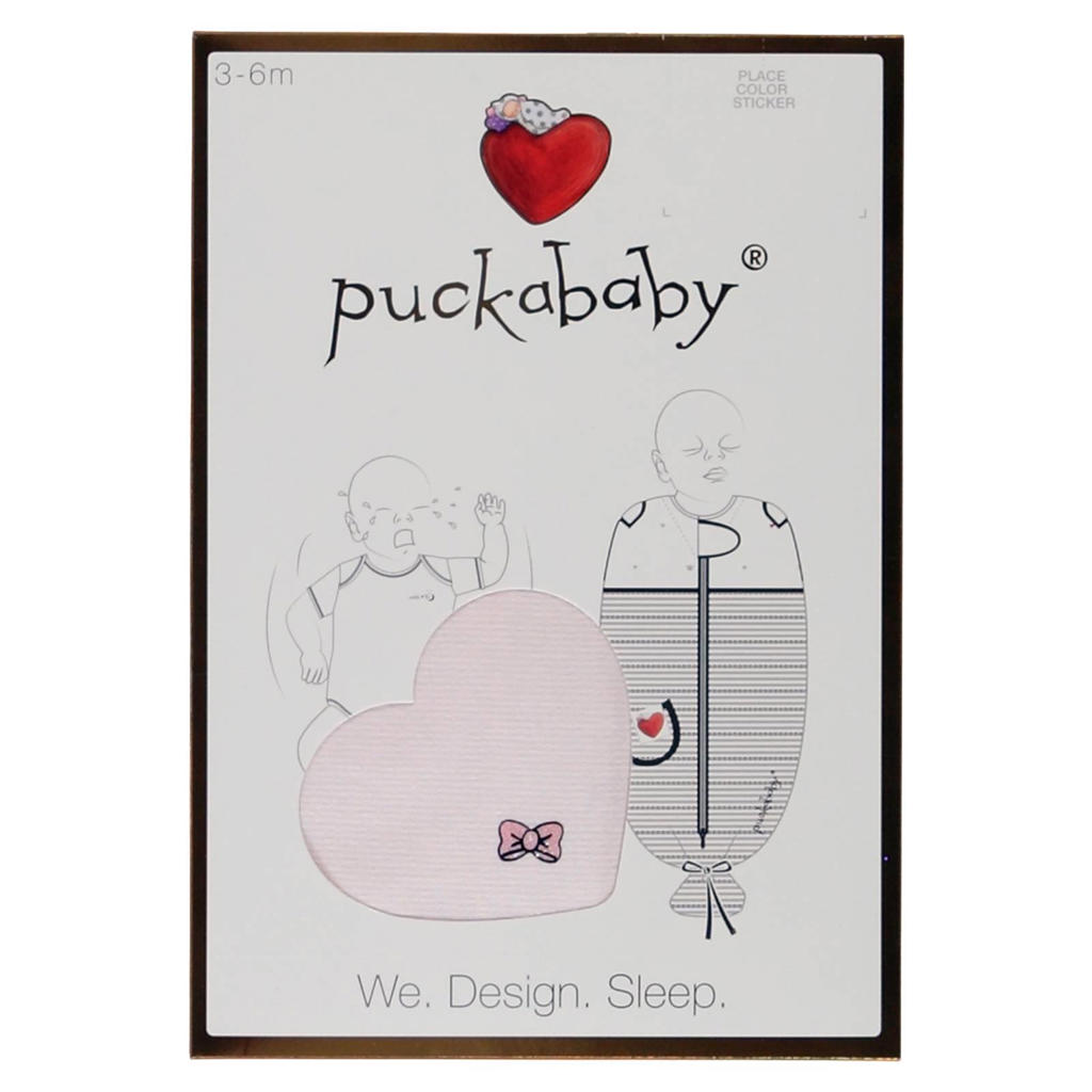 Puckababy The Original Mini baby inbakerdoek 3-6 mnd pink bowy | wehkamp