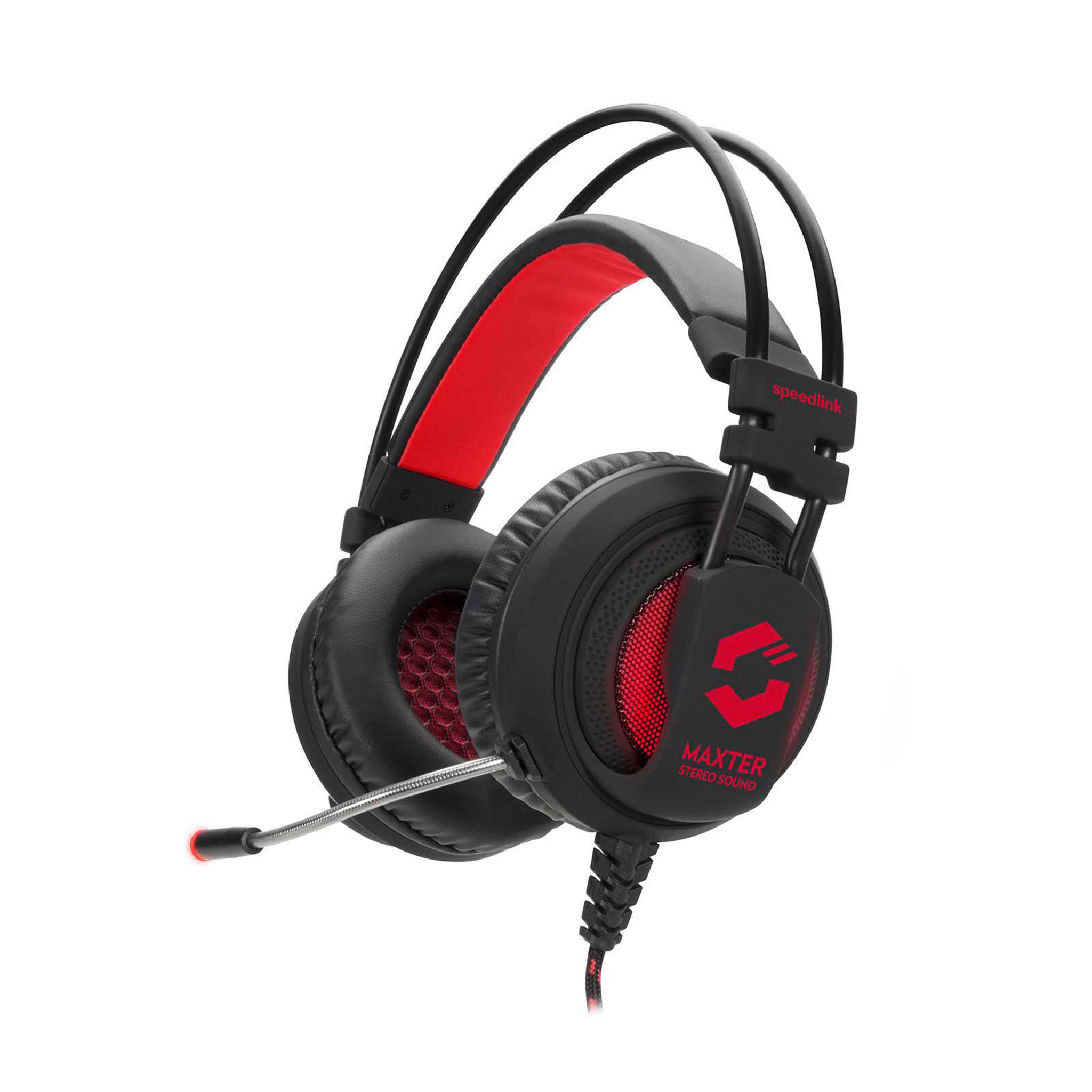 Speedlink Maxter stereo gaming headset zwart | wehkamp