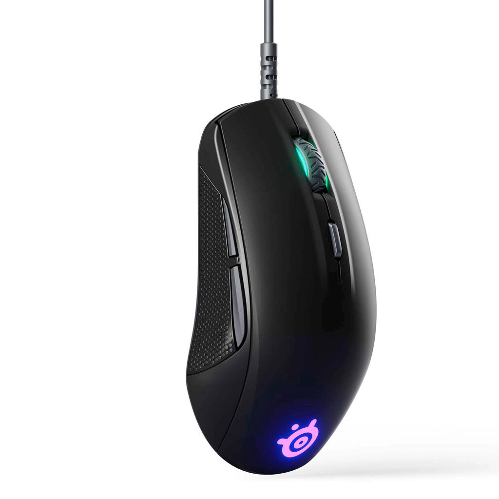 Steelseries Rival 110 Optical Gaming muis mat zwart | wehkamp