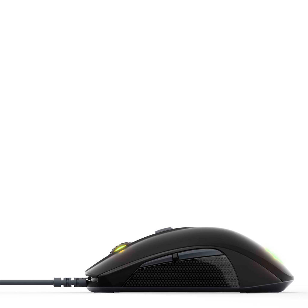 Steelseries Rival 110 Optical Gaming muis mat zwart | wehkamp