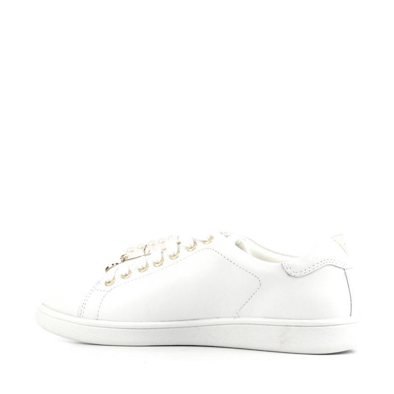 GUESS Fispe 1 leren sneakers met patches | wehkamp