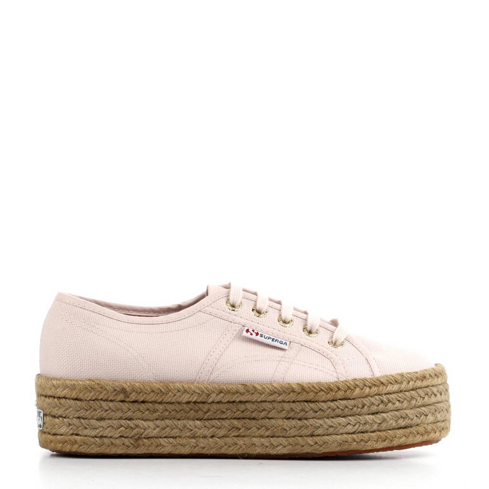 Superga espadrilles Cotropew lichtroze | wehkamp