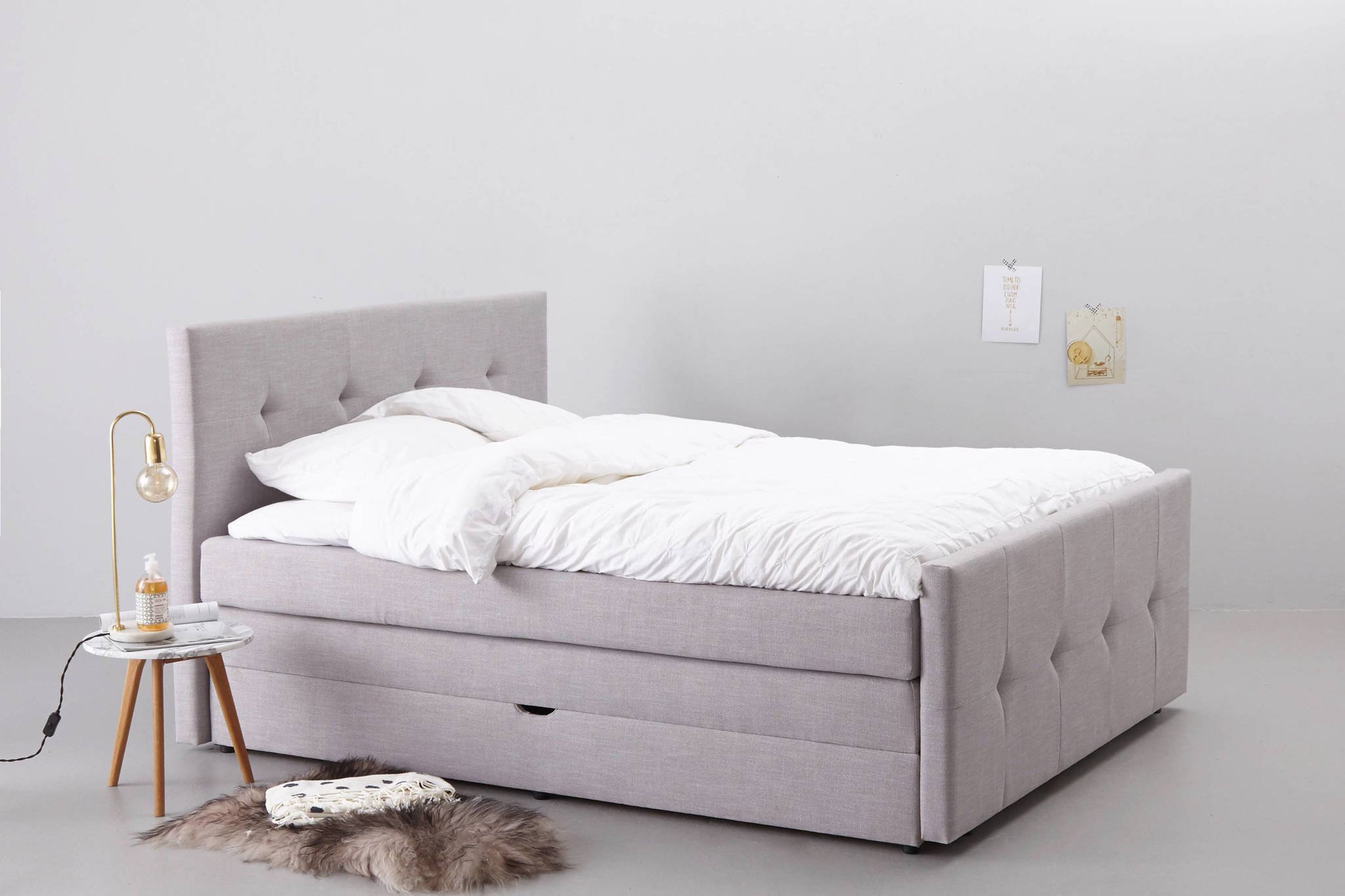whkmp's own complete boxspring Boston met opbergruimte (160x200 cm ...