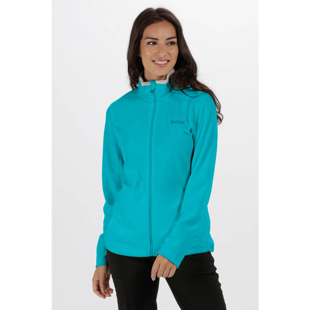 Regatta fleece fleecejack turquoise | wehkamp
