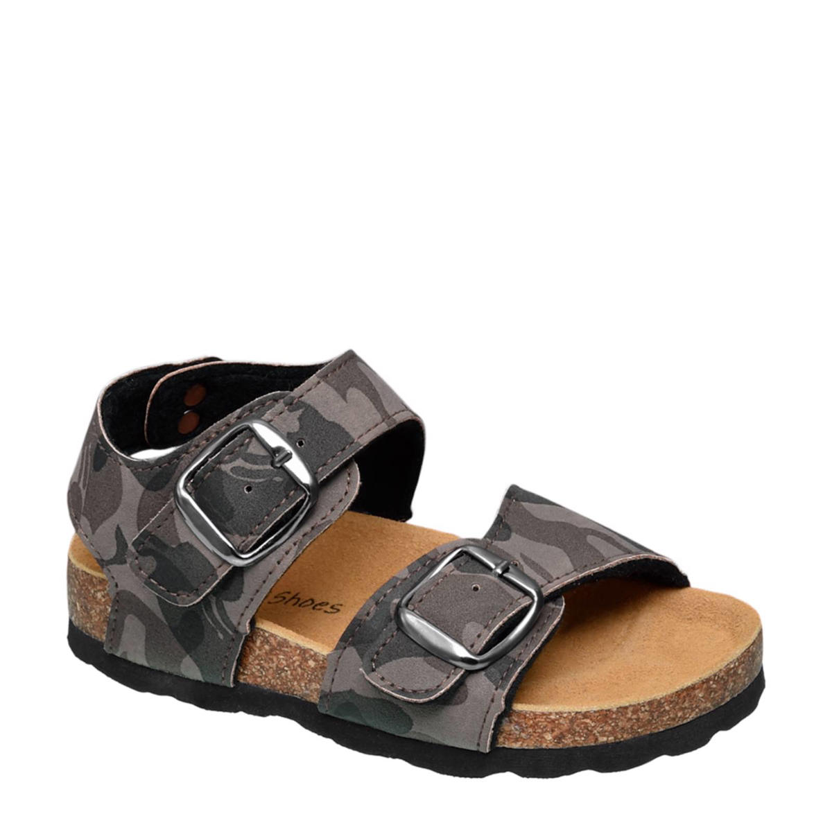 vanHaren sandalen met camouflageprint | wehkamp