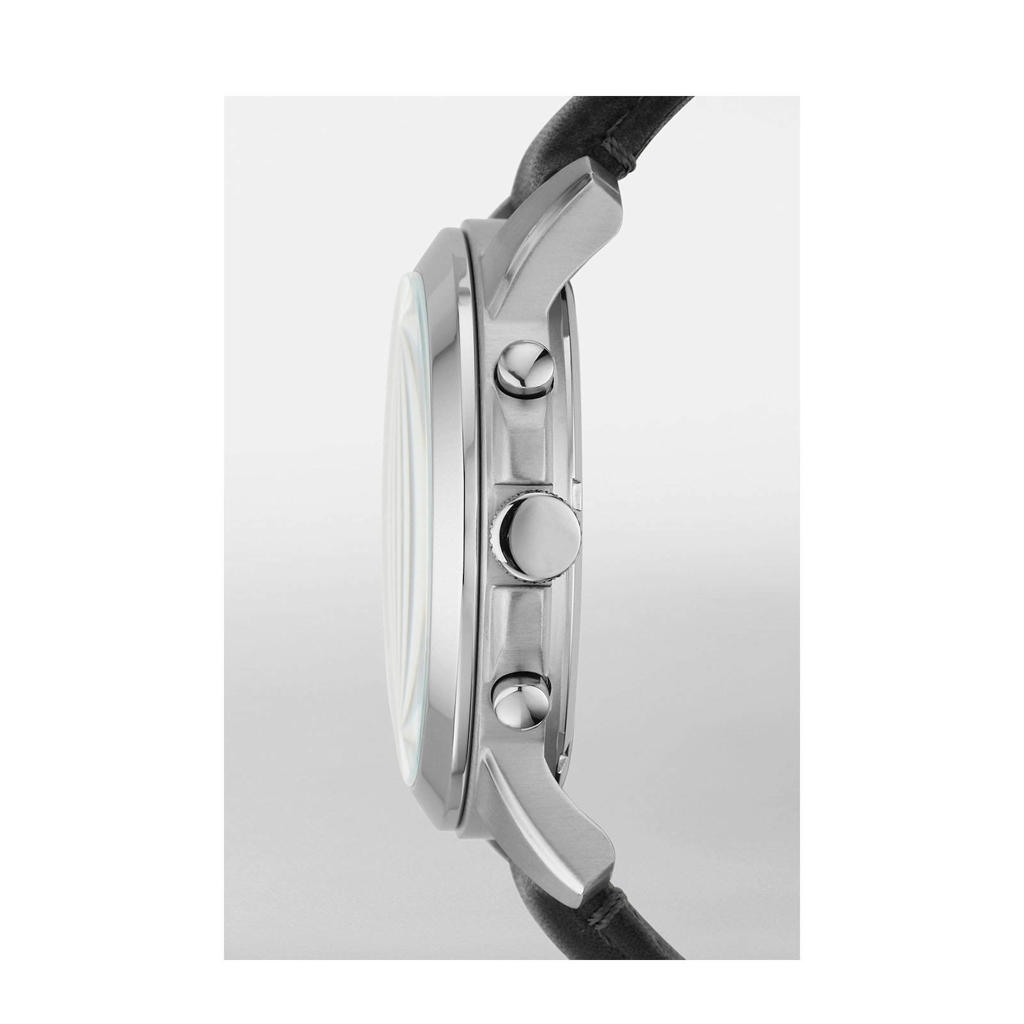 Fossil horloge FS4812 Grant zilverkleurig | wehkamp