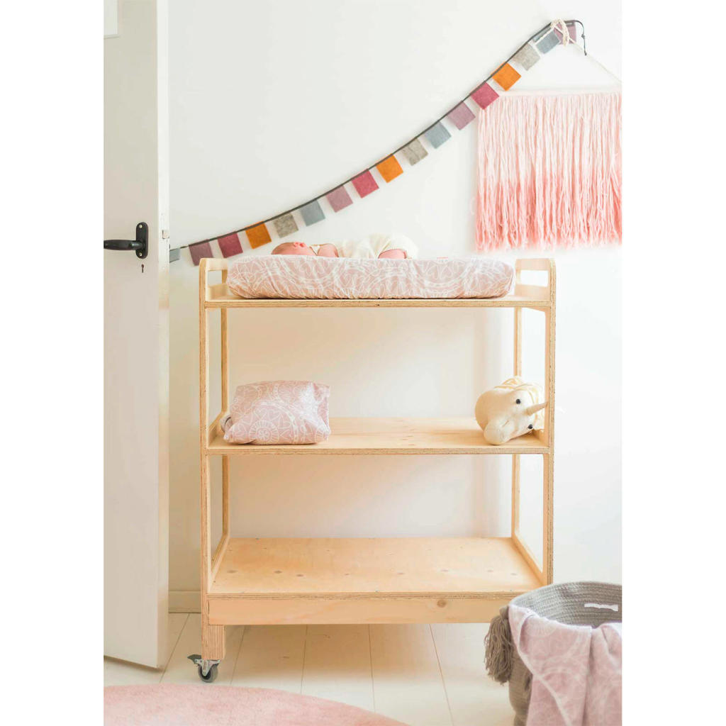 Witlof for kids Little lof hydrofiele doek 120x120 cm misty pink | wehkamp