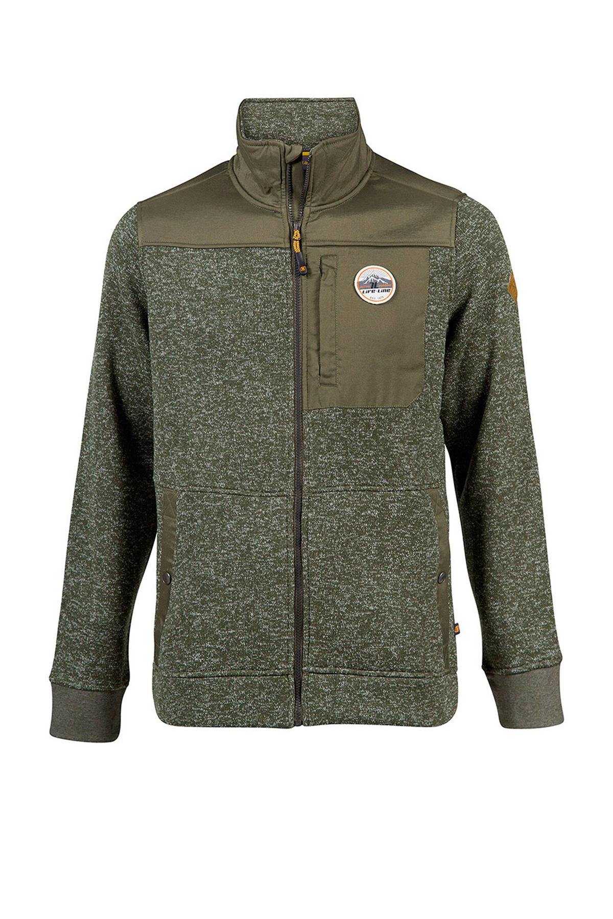 Life-Line fleece vest Jimmy groen | wehkamp