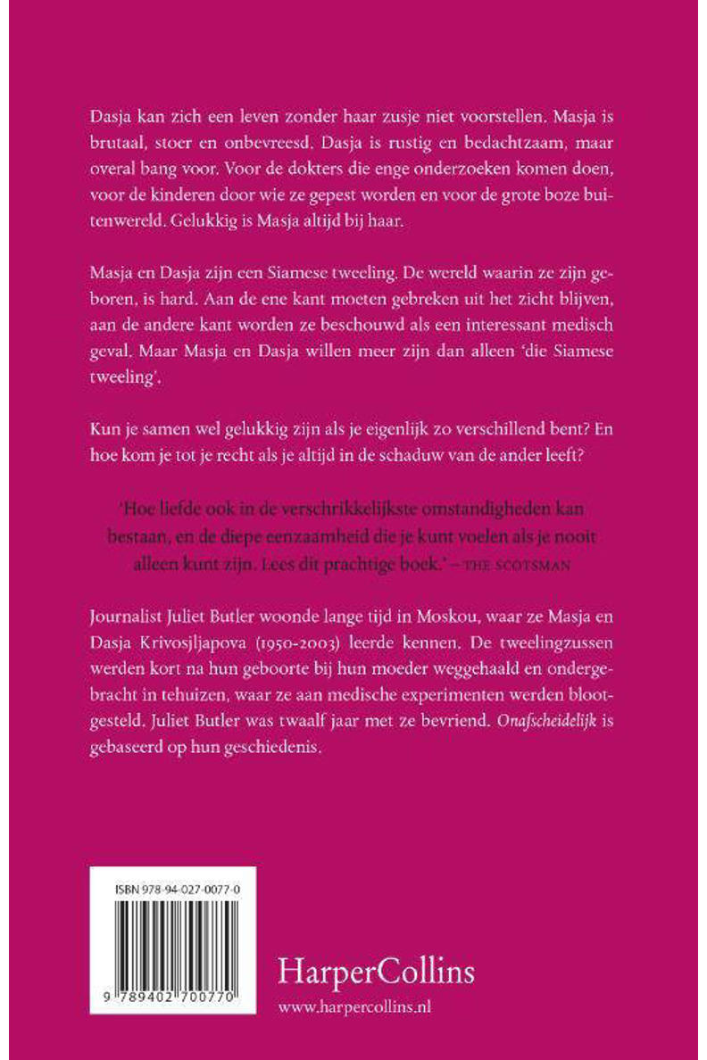 Juliet Butler Onafscheidelijk | wehkamp