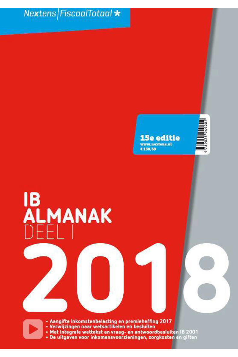 W. Buis Nextens IB Almanak 2018 Deel 1 | wehkamp