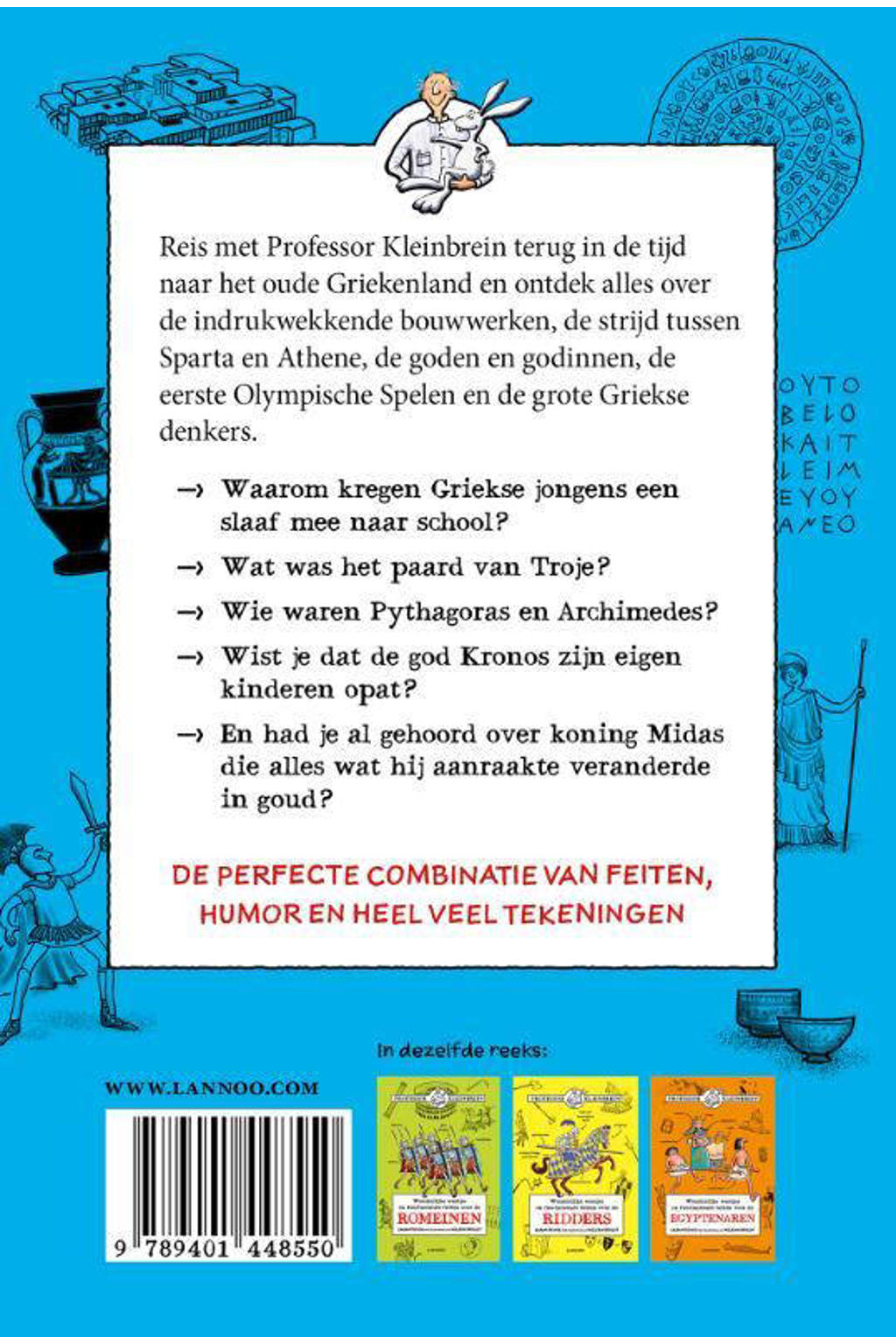 Sarah Devos Professor Kleinbrein: De Oude Grieken | wehkamp