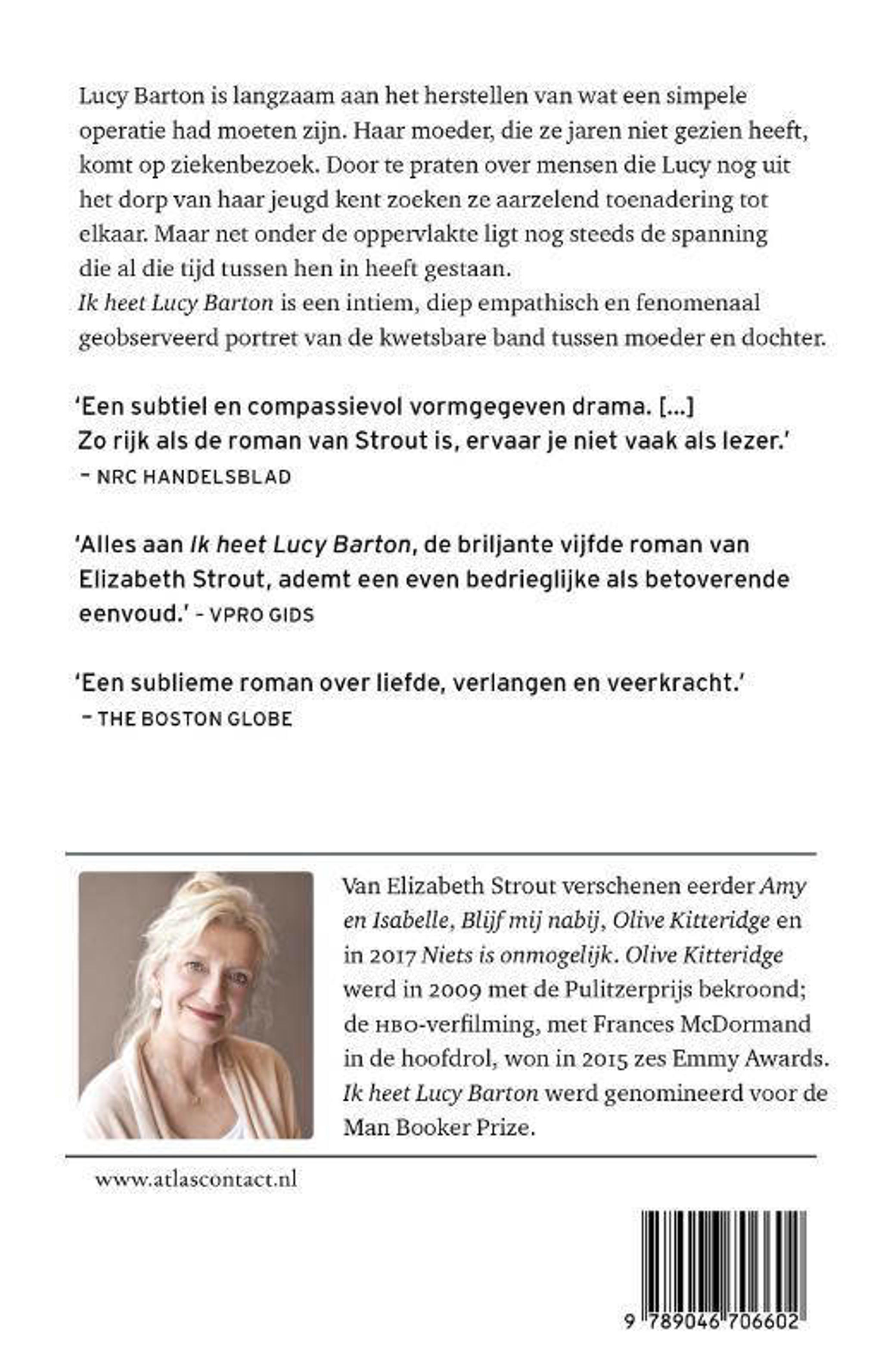 Elizabeth Strout Ik heet Lucy Barton | wehkamp