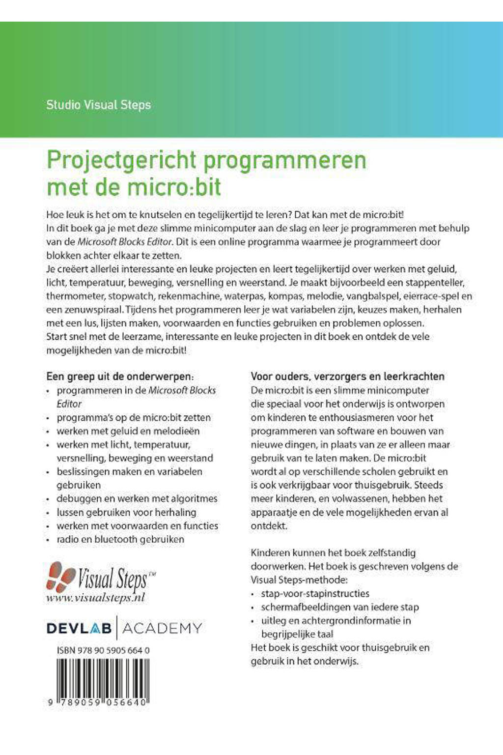 Studio Visual Steps Projectgericht programmeren met de micro:bit | wehkamp