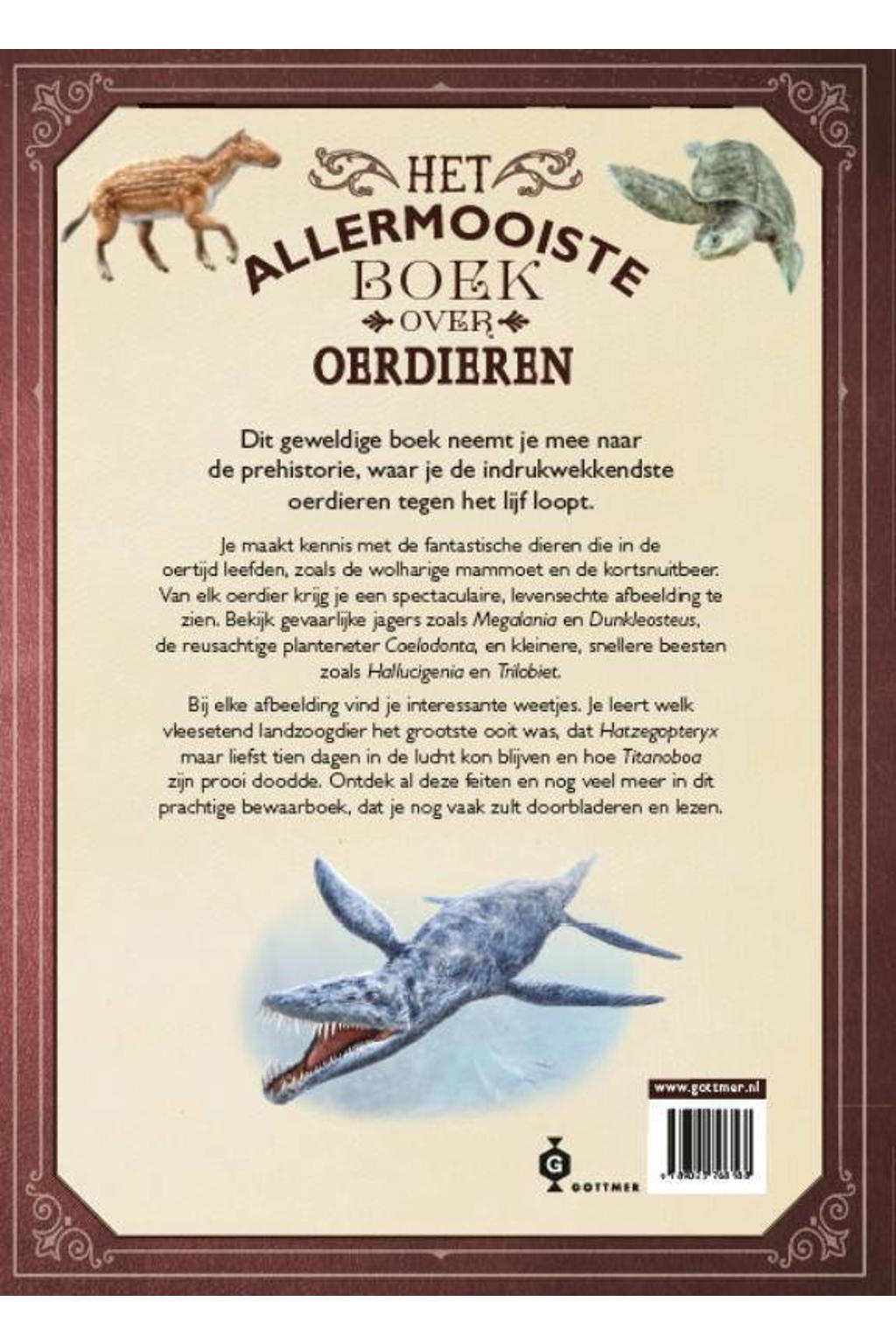 Tom Jackson Allermooiste boeken: Het allermooiste boek over oerdieren ...