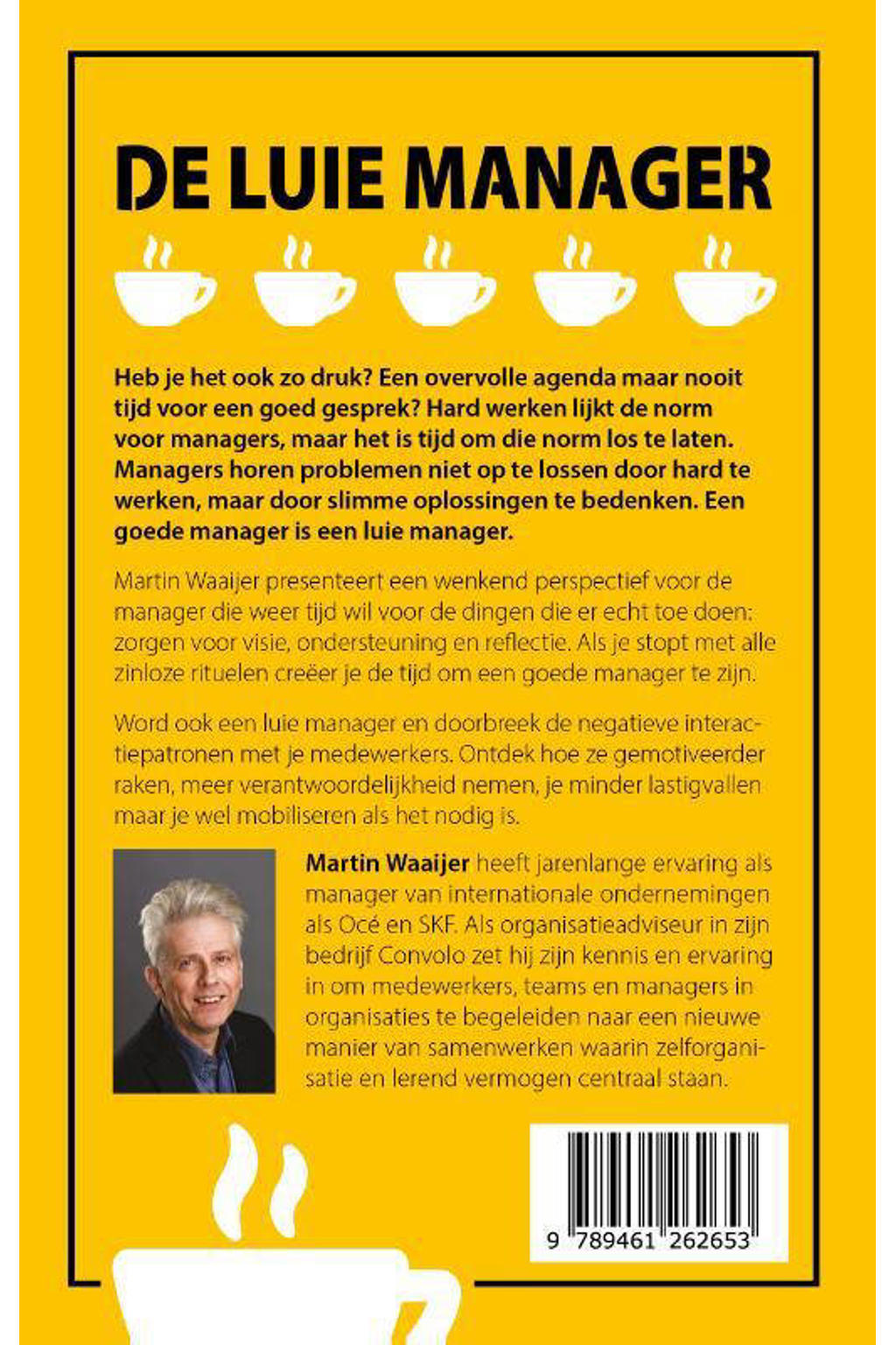 Martin Waaijer De luie manager | wehkamp