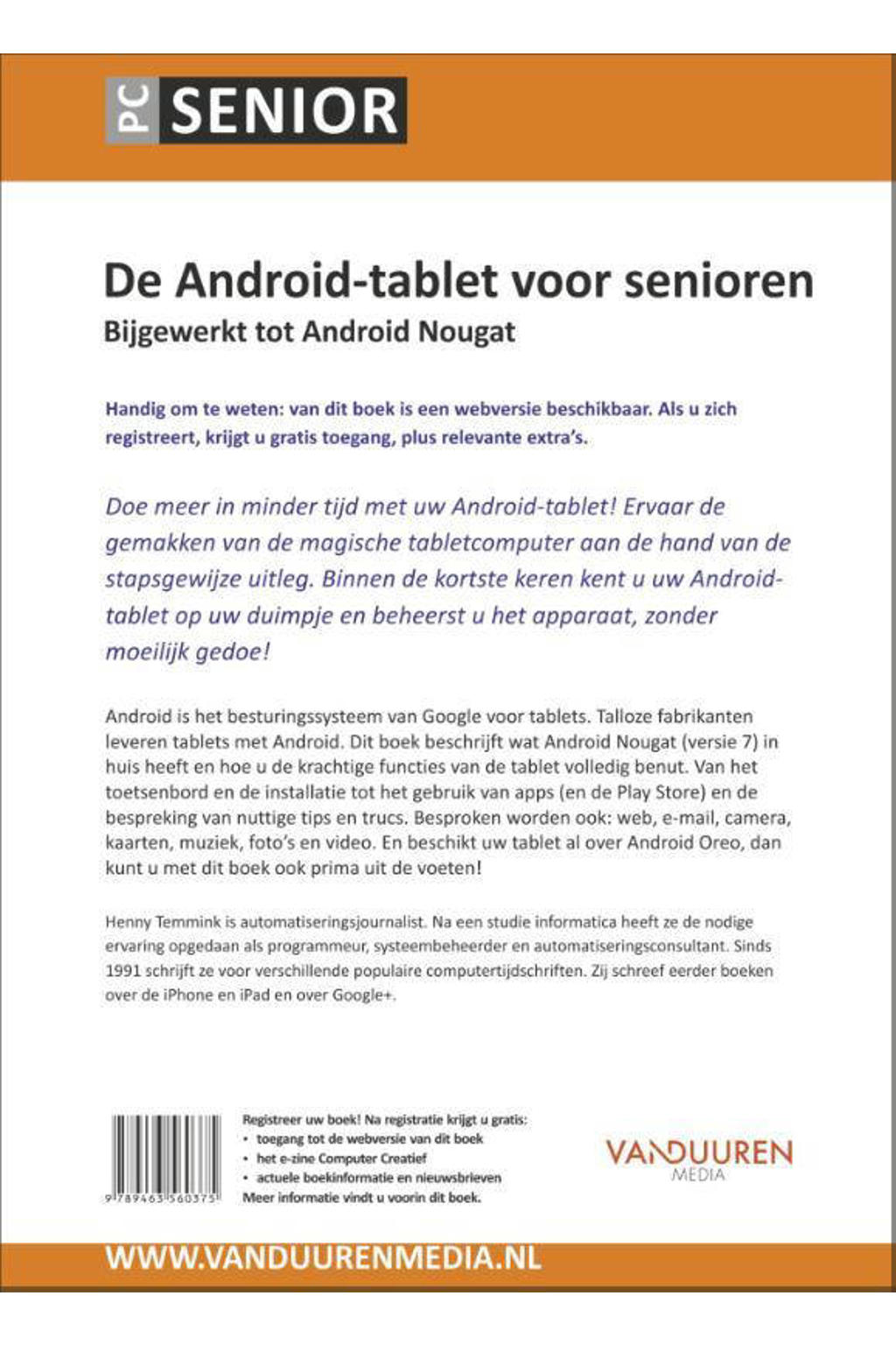 Henny Temmink PCSenior: De Android tablet voor senioren | wehkamp