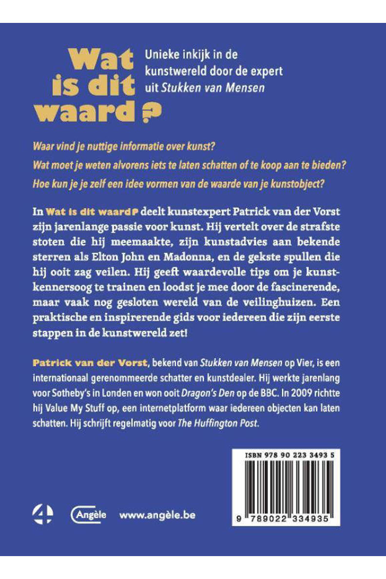 Patrick van der Vorst Wat is dit waard ? | wehkamp