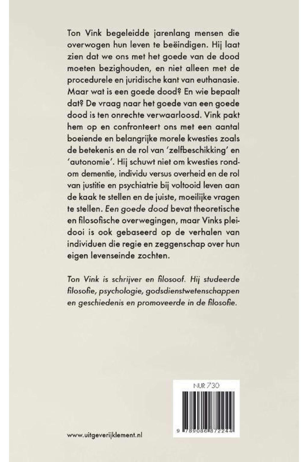 Ton Vink Een goede dood kopen? | Morgen in huis | wehkamp