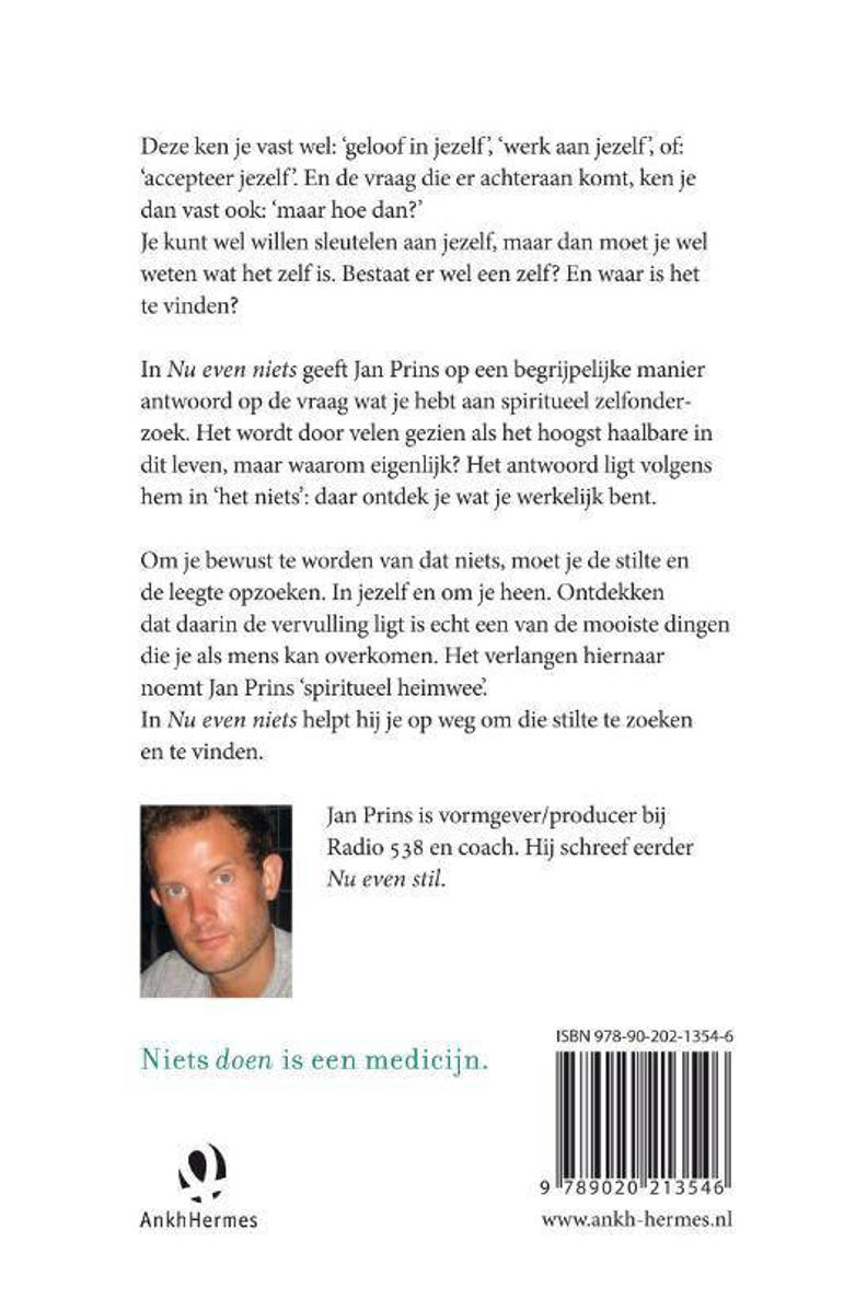 Jan Prins Nu even niets kopen? | Morgen in huis | wehkamp