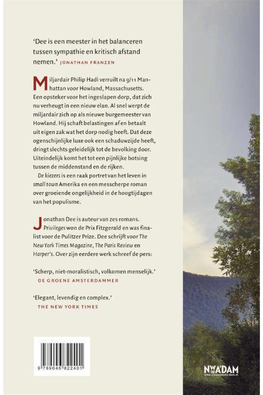 Jonathan Dee De kiezers kopen? | Morgen in huis | wehkamp