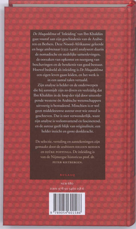 Ibn Khaldûn De Muqaddima | wehkamp