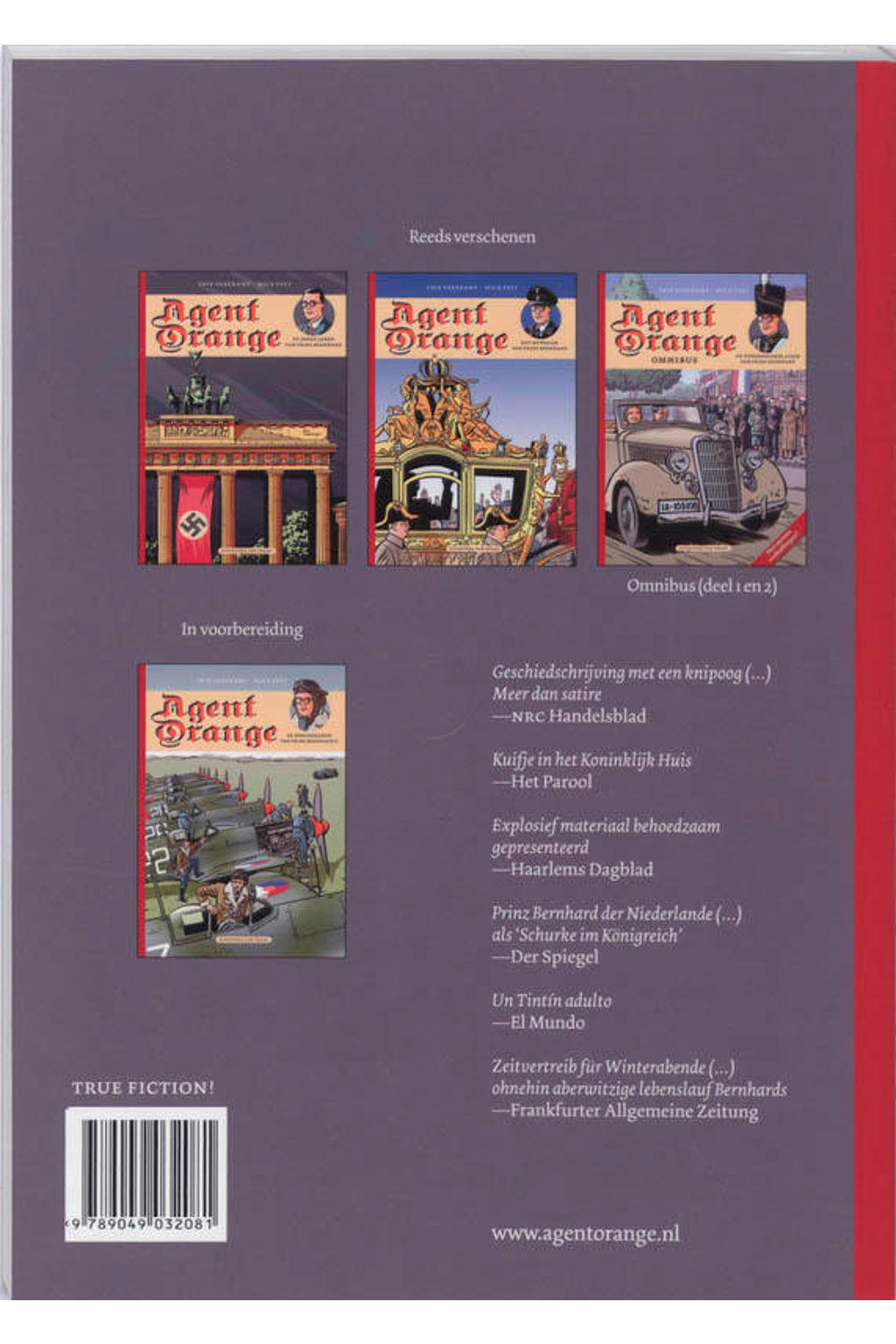 Erik Varekamp en Mick Peet Agent Orange 1 | wehkamp