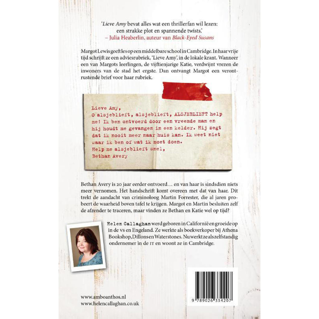 Helen Callaghan Lieve Amy | wehkamp