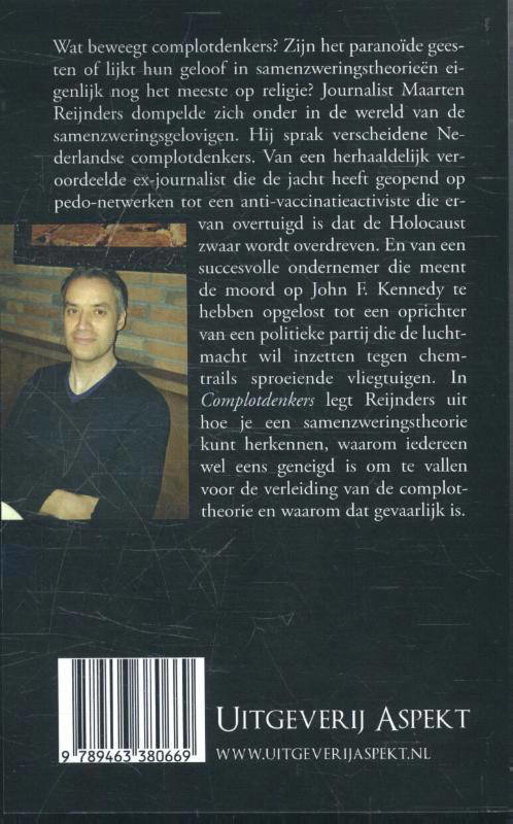 Maarten Reijnders Complotdenkers | wehkamp