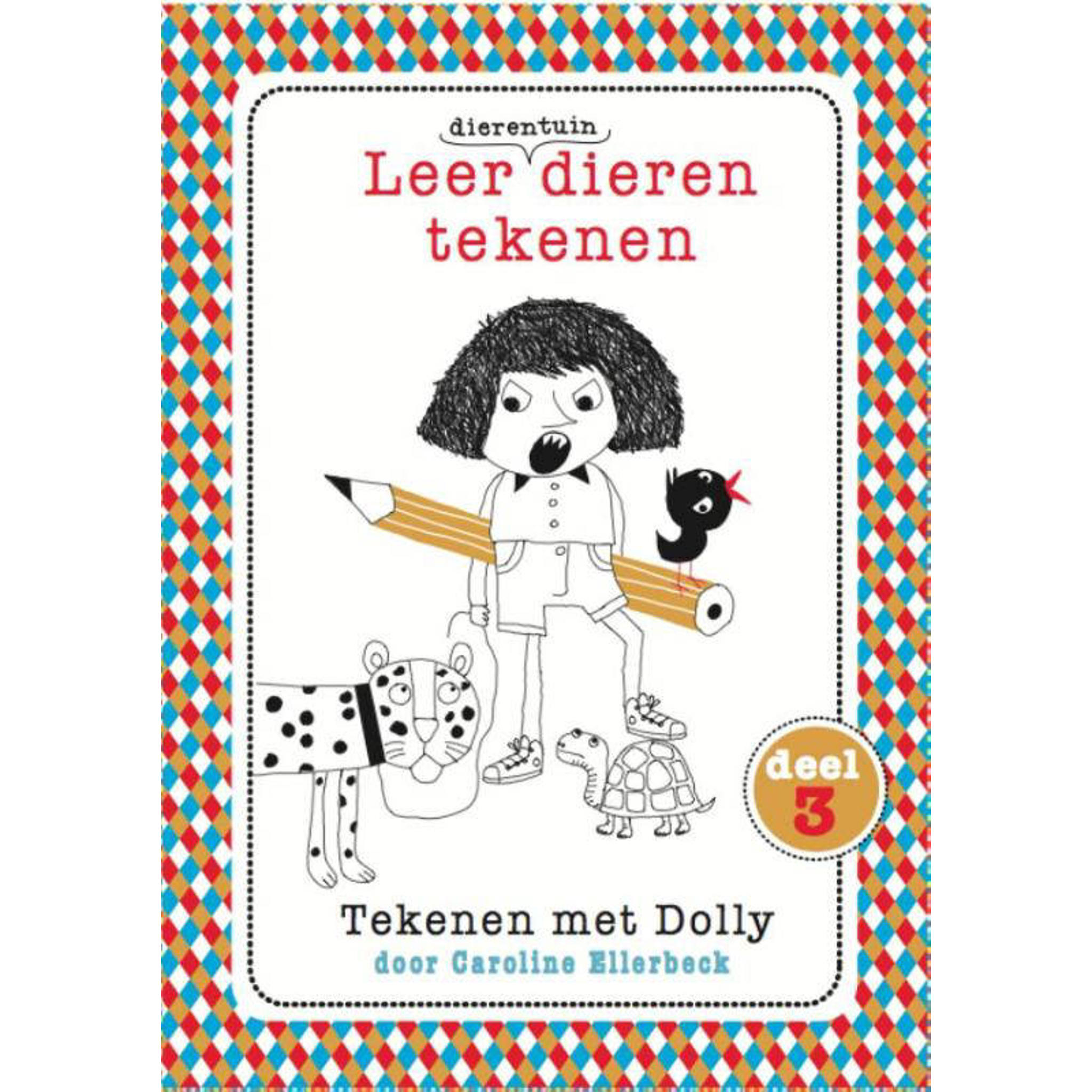Caroline Ellerbeck Dollyboekjes: Leer dierentuin dieren tekenen | wehkamp