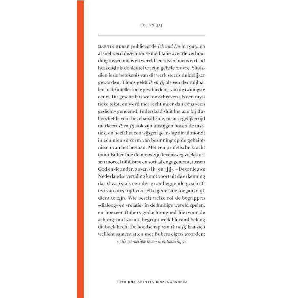 Martin Buber Ik en jij | wehkamp