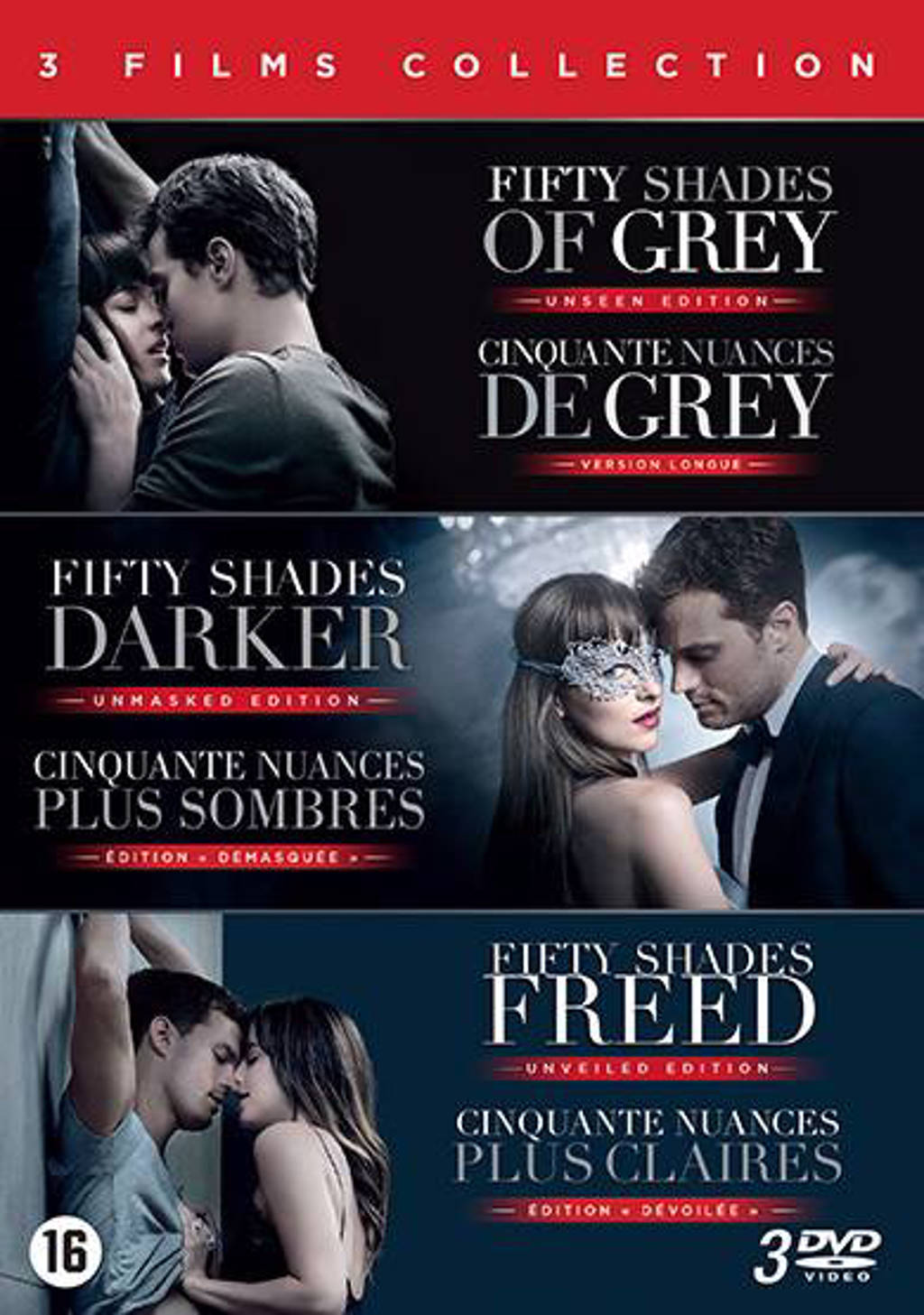 Fifty shades trilogy (DVD) | wehkamp