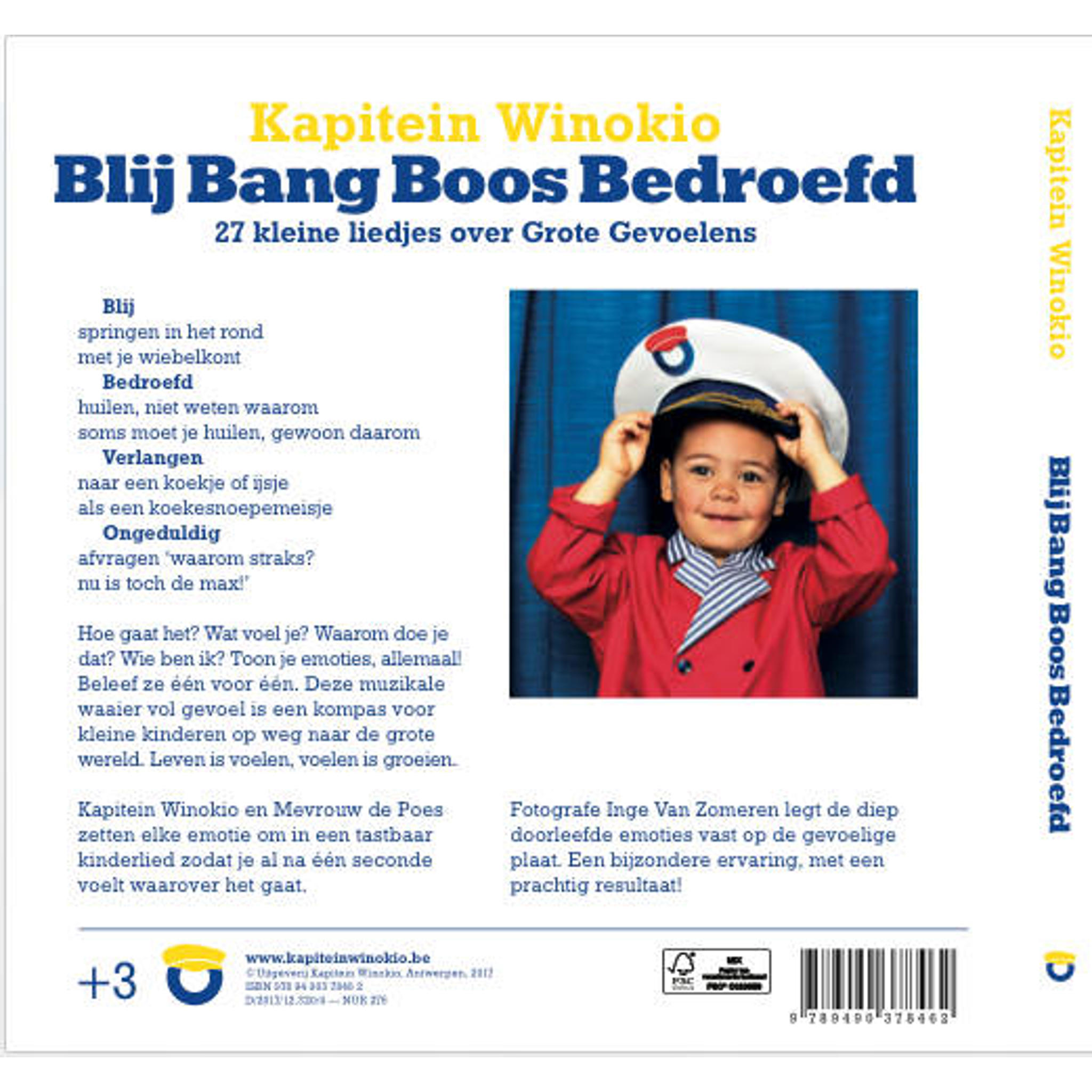Kapitein Winokio Blij bang boos bedroefd | wehkamp