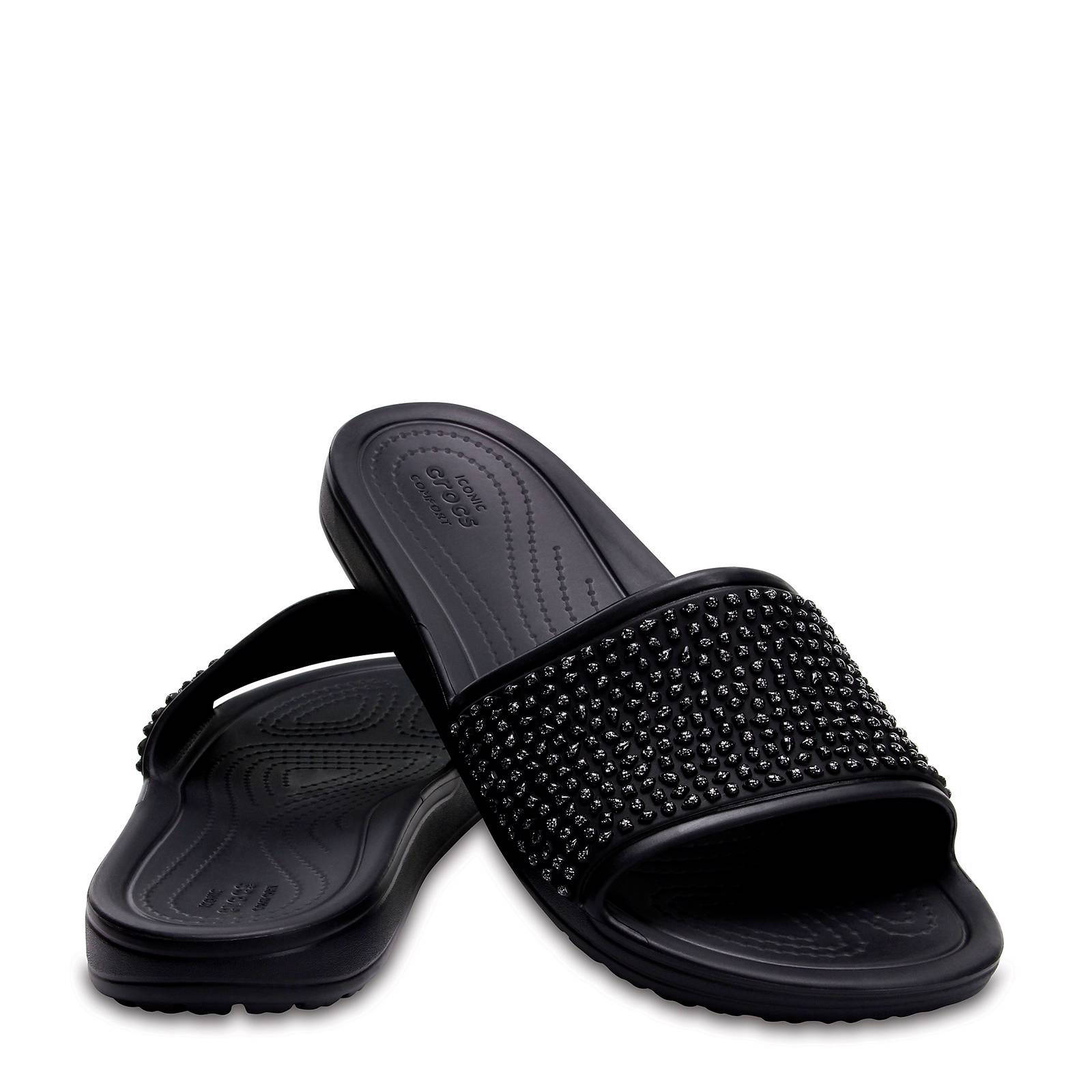 Crocs Sloane slippers zwart | wehkamp