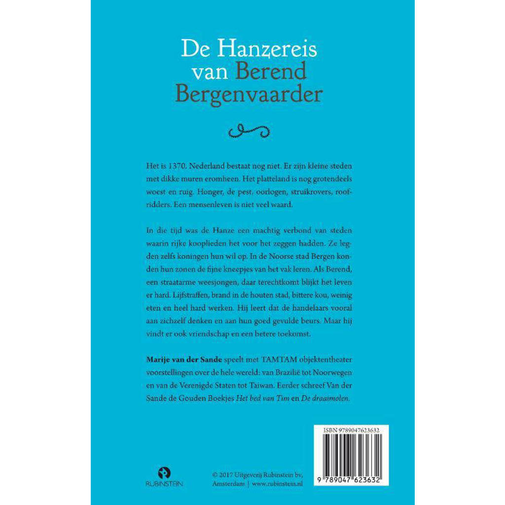 Marije van der Sande De Hanzereis van Berend Bergenvaarder | wehkamp