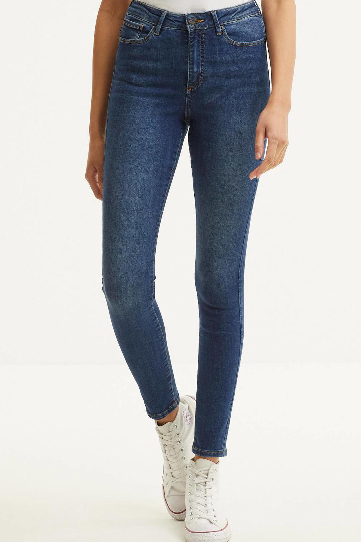 VERO MODA high waist skinny jeans VMSOPHIA medium blue denim | wehkamp