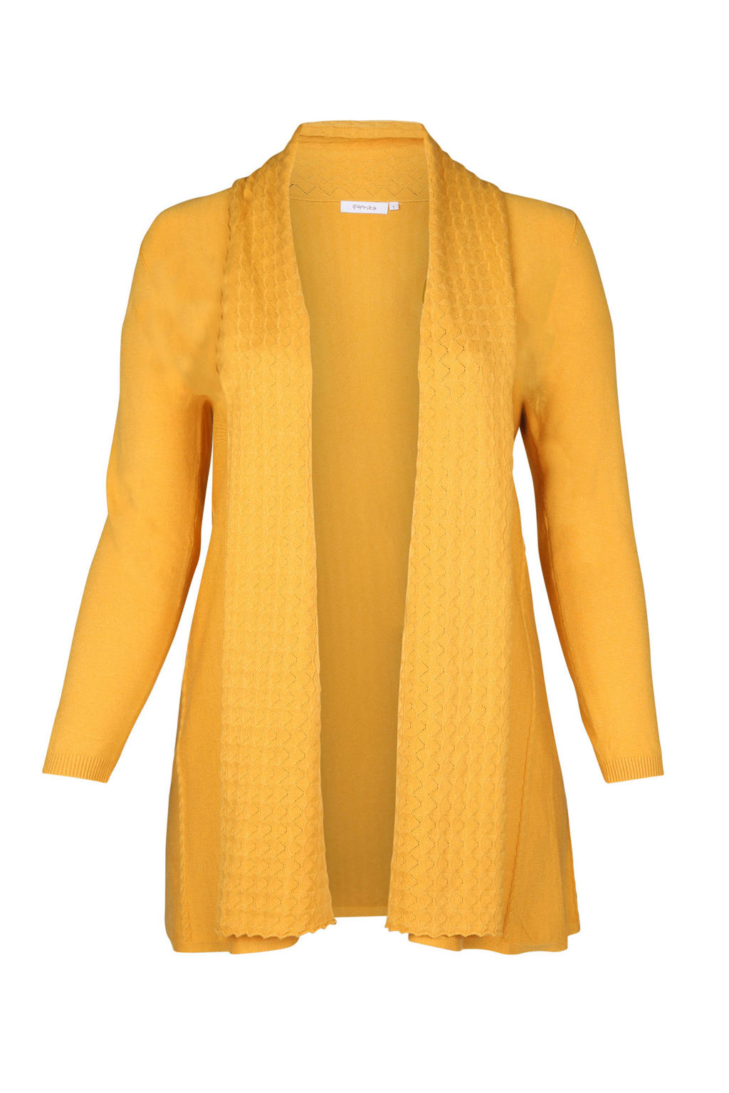 Paprika vest oker | wehkamp