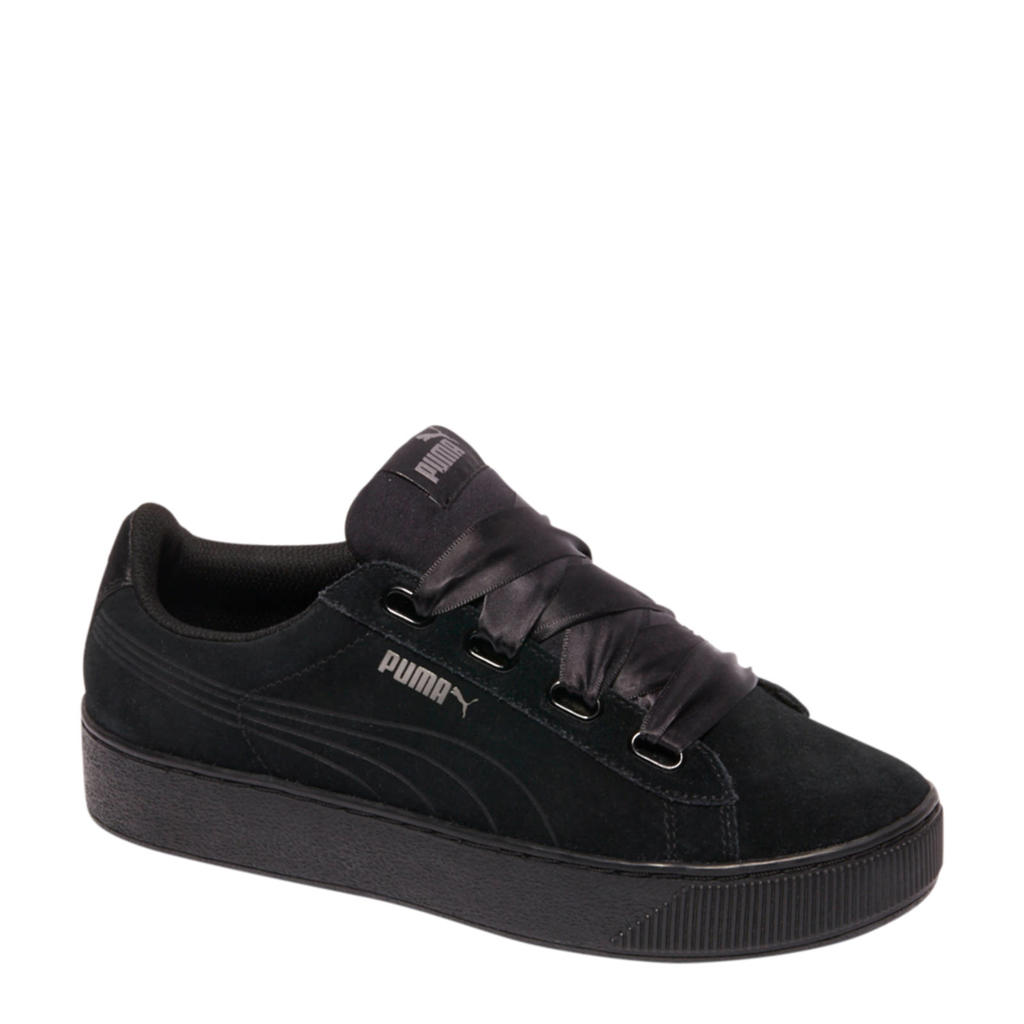 Puma Vikky Platform Ribbon suède sneakers | wehkamp