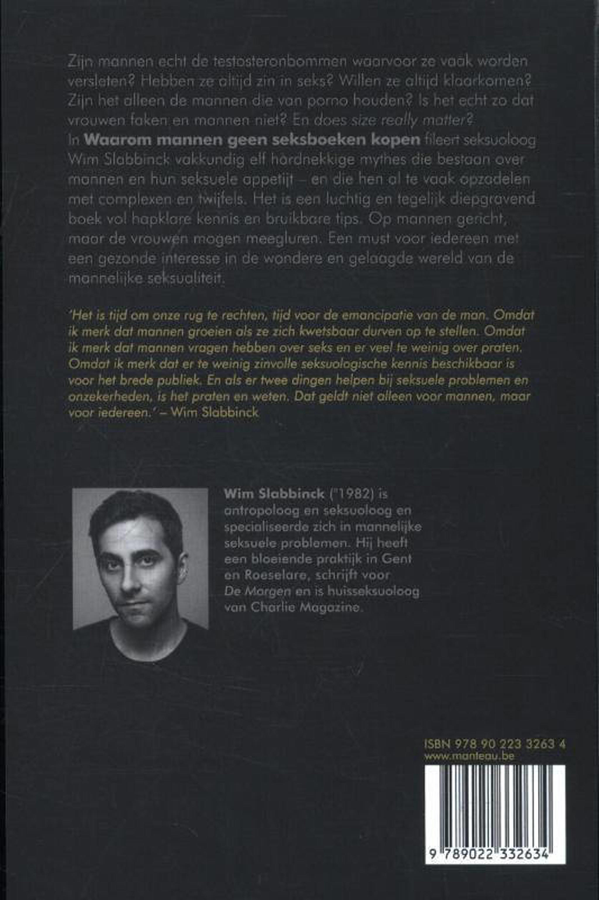 Wim Slabbinck Waarom mannen geen seksboeken kopen | wehkamp