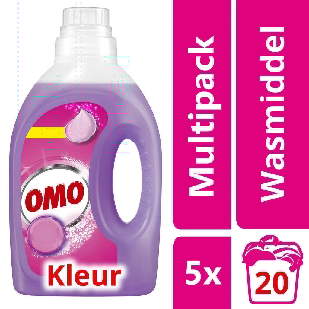 Omo wasmiddel kleur - 100 wasbeurten - vloeibaar | wehkamp