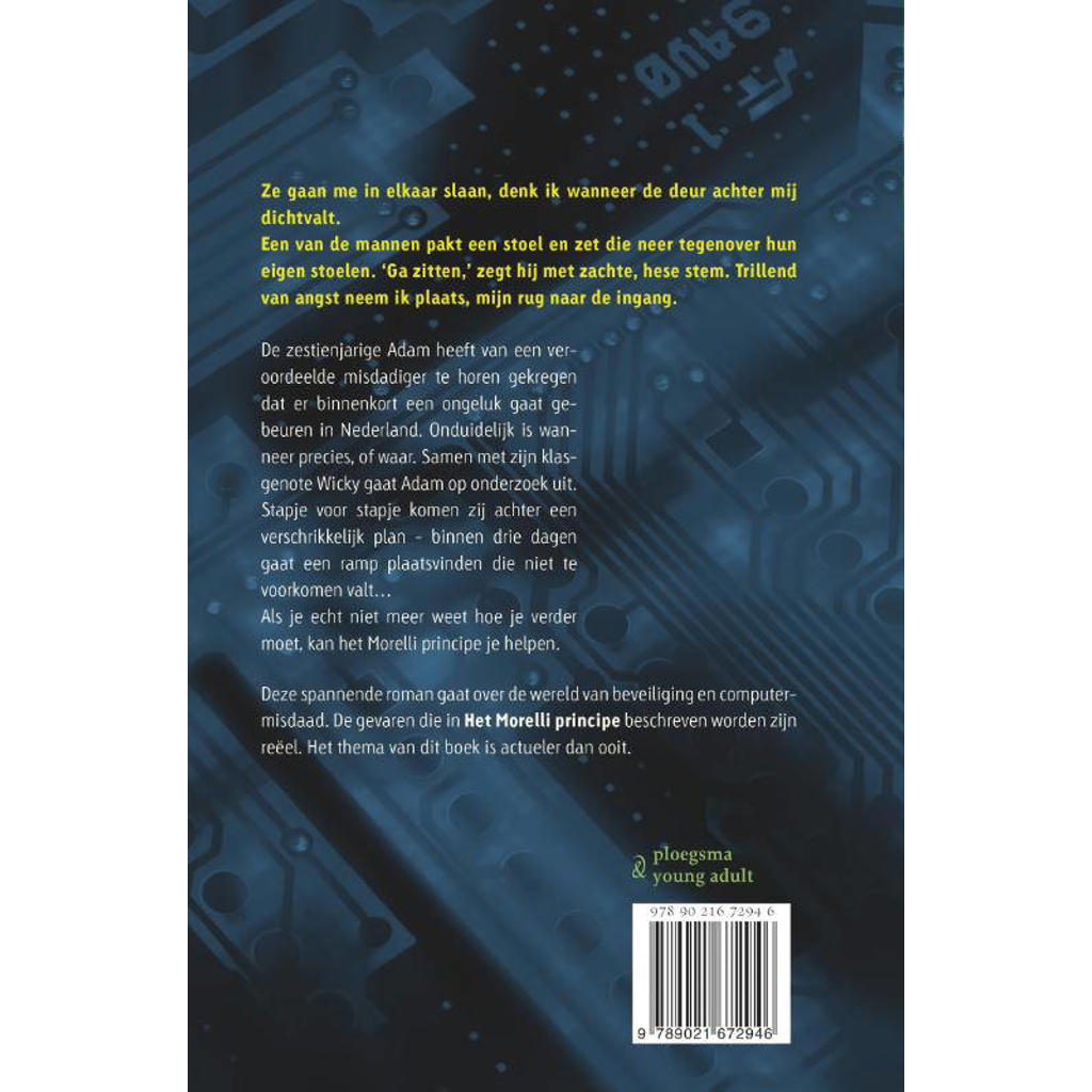 Laura Burgers en Simon Burgers Het morelli principe | wehkamp