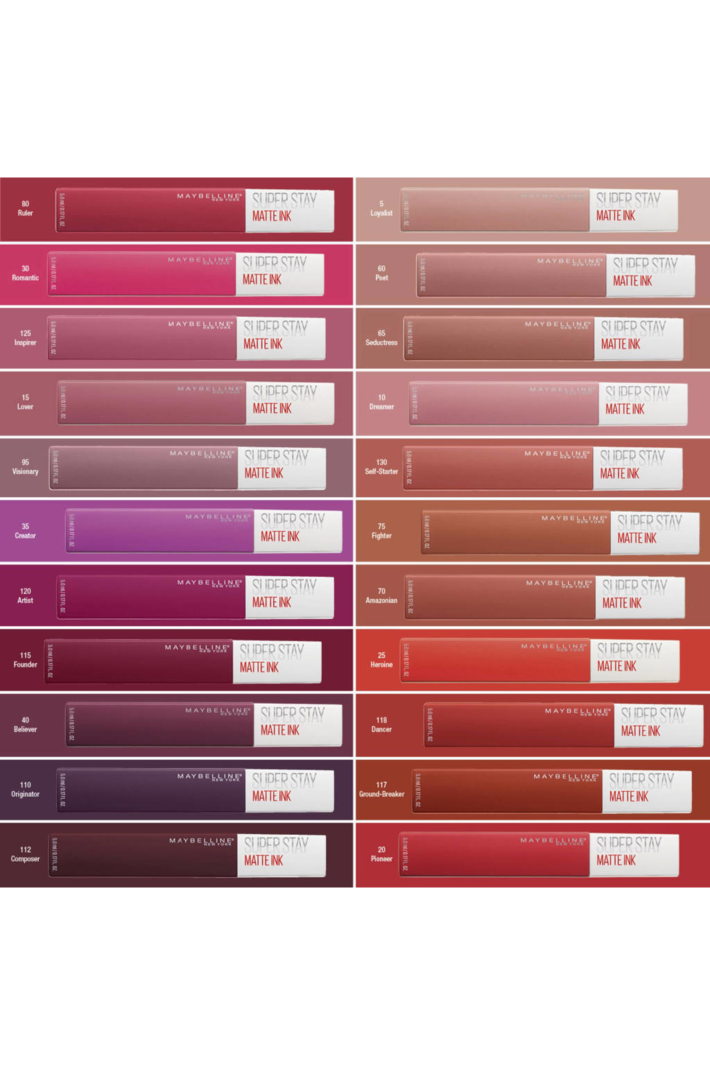 Maybelline New York SuperStay Matte Ink lippenstift – 80 Ruler | wehkamp