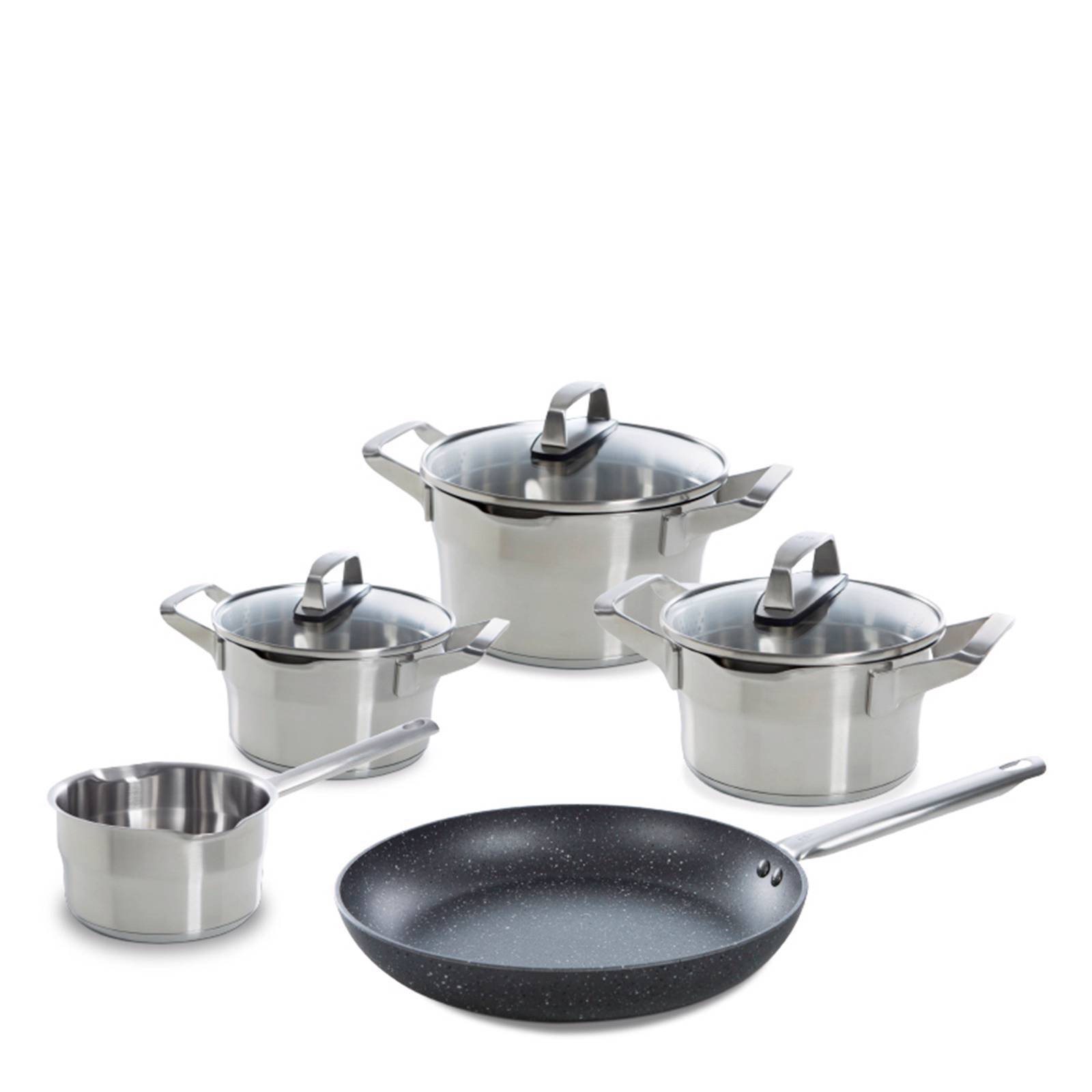 BK Premium+ pannenset 4-delig + koekenpan 28 cm | wehkamp