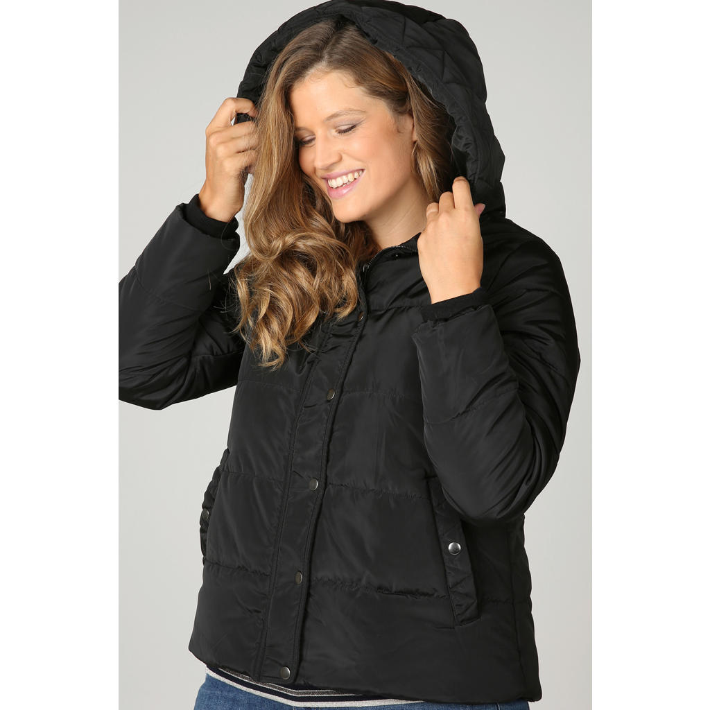 Paprika donsjack zwart | wehkamp