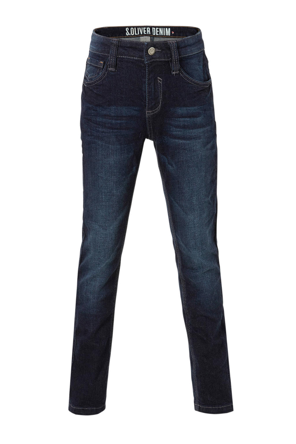 s.Oliver slim fit jeans dark denim | wehkamp