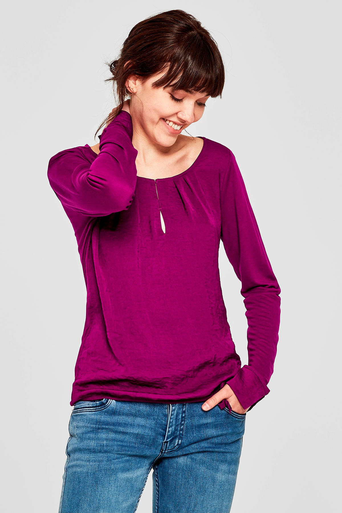 s.Oliver top roze | wehkamp