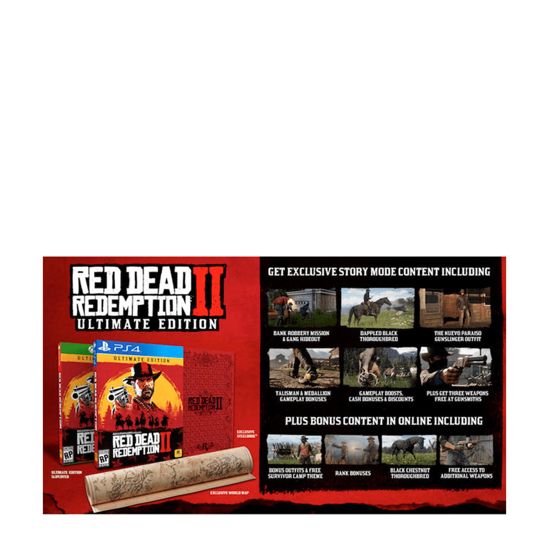 PlayStation 4 Red Dead Redemption 2 Ultimate edition (PlayStation 4 ...