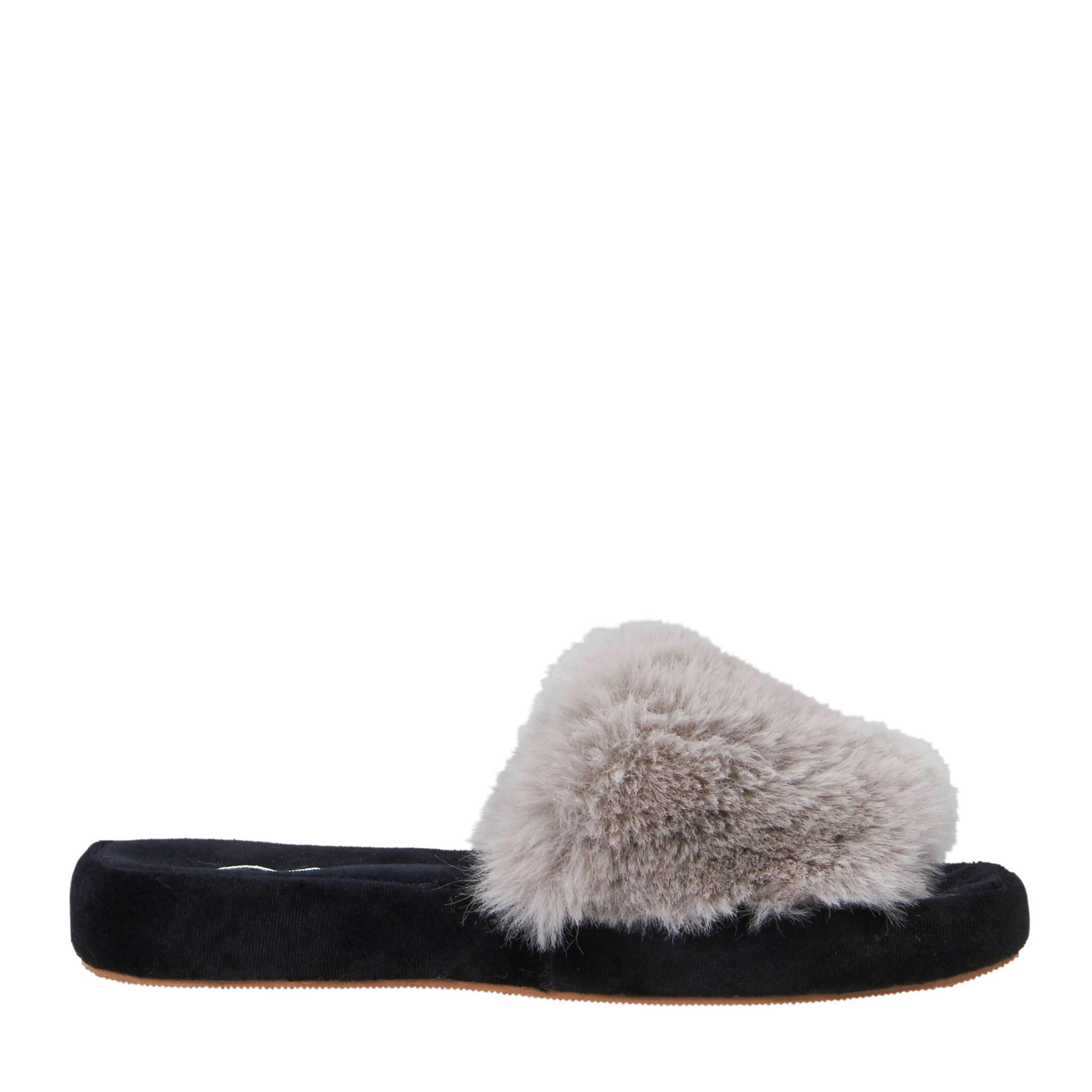 ESPRIT slippers Aaya Slide grijs | wehkamp